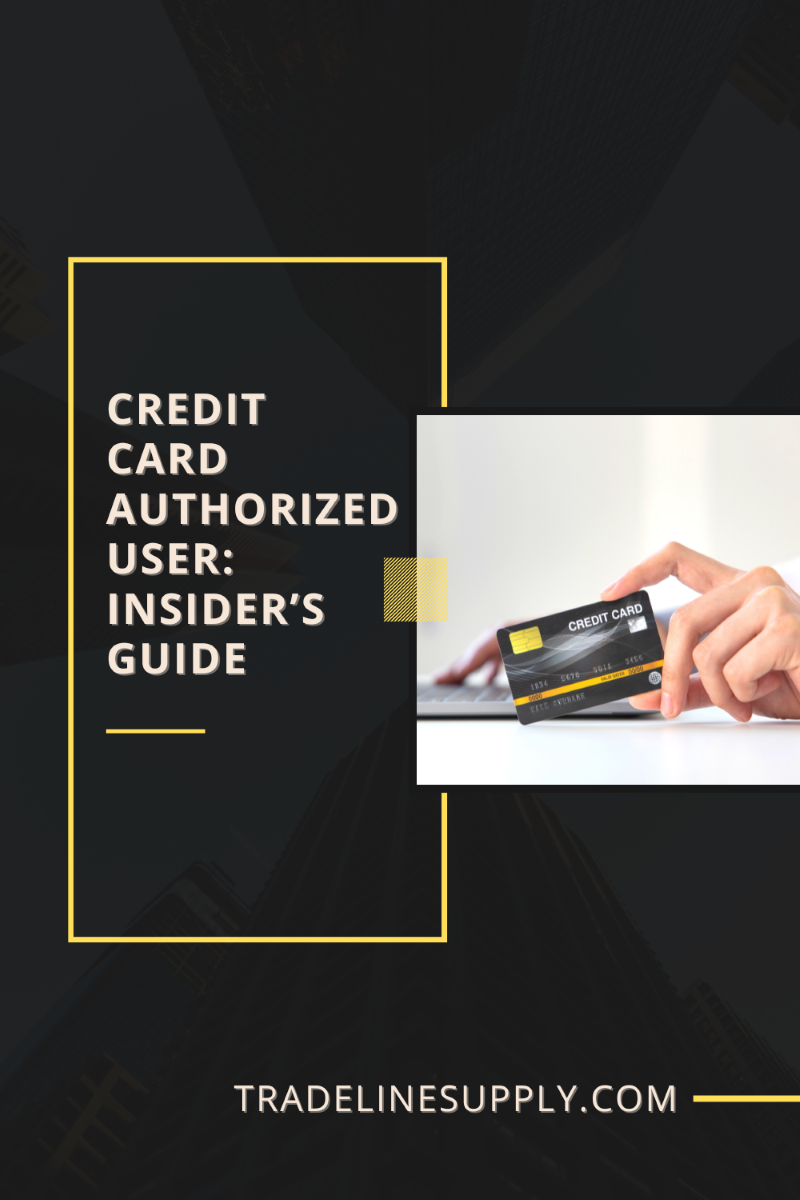 Authorized User on Credit Card—Insider’s Guide | Tradeline Supply ...